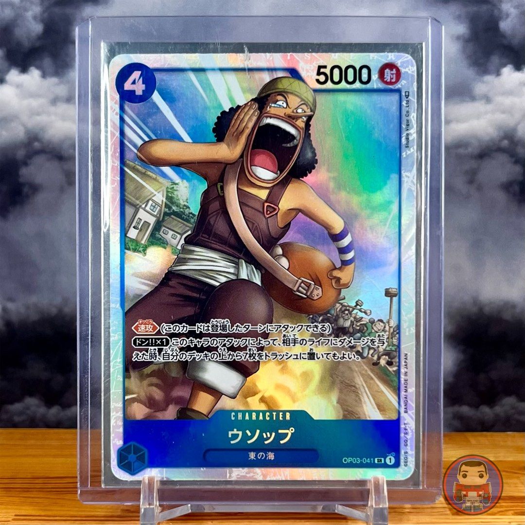 One Piece Cards - Usopp (OP03-041 SR) One Piece Card Game, Hobbies ...