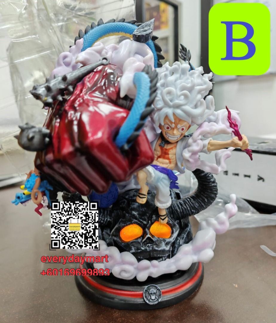 ONE PIECE💥MONKEY D. LUFFY NIKA FIFTH GEAR THE ISLAND OF GHOST💥ACTION FIGURE TOYS STATUES🔥海贼王鬼岛篇5 ...