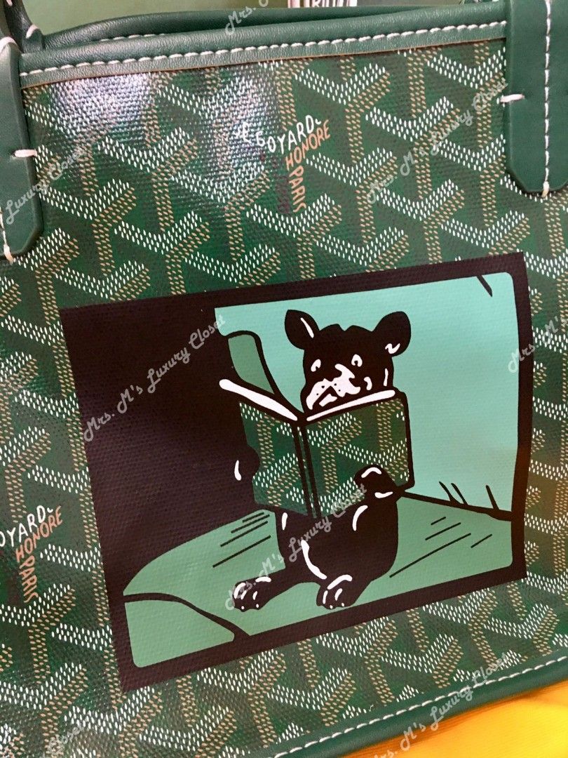 Goyard Mini Anjou French Bulldog in Special Color Green, Women's ...