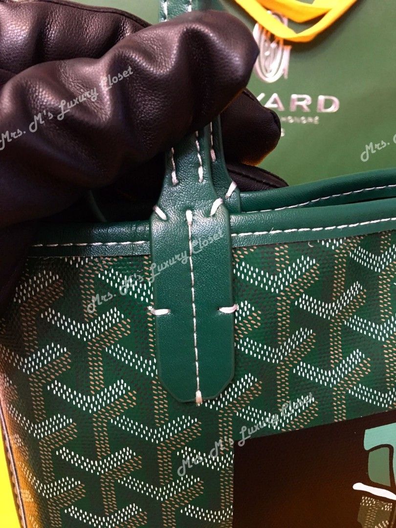 Goyard Mini Anjou French Bulldog in Special Color Green, Women's ...