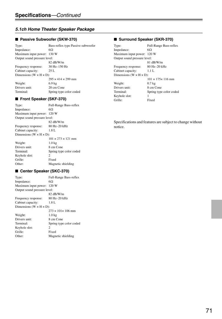 Onkyo HT-R370 5.1 surround system, Audio, Soundbars, Speakers ...