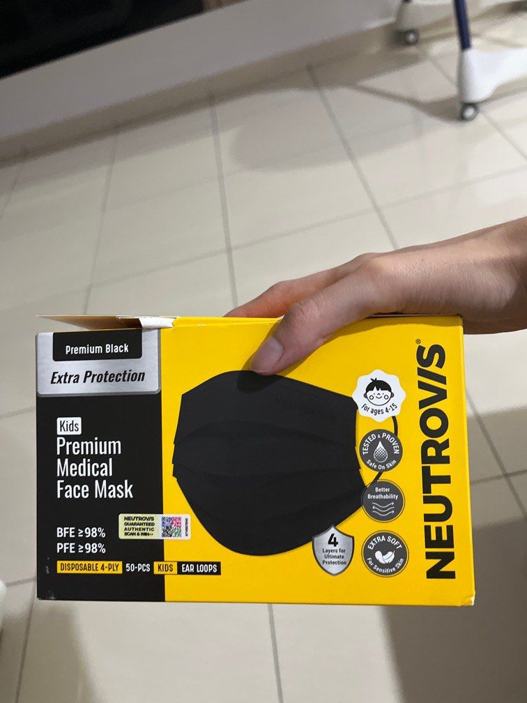 Original Neutrovis mask, Health & Nutrition, Face Masks & Face Shields ...