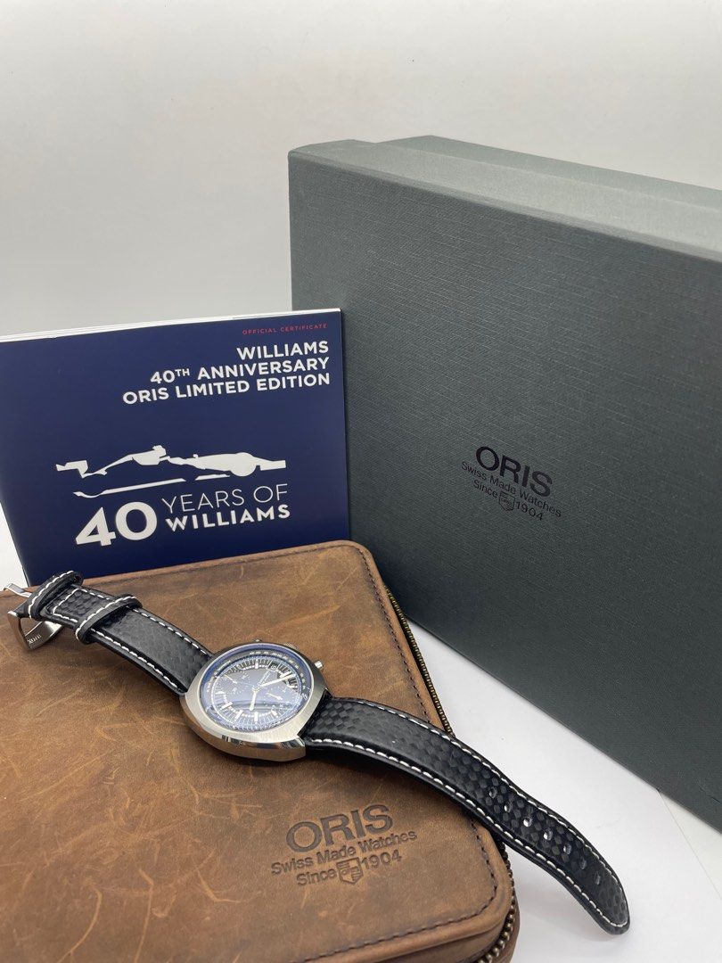 Oris Williams 40th Anniversary Limited Edition 40mm Automatic Watch 01 ...