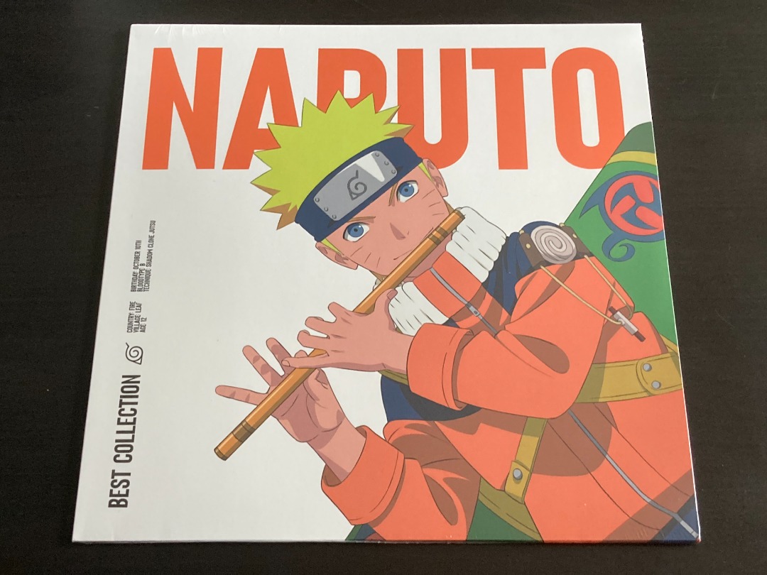 OST - Naruto Best Collection LP 33⅓rpm, Hobbies & Toys, Music & Media ...