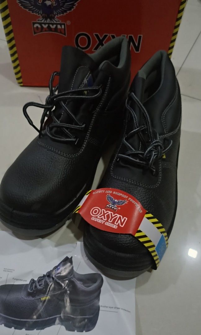 OXYN Safety Shoes, Men's Fashion, Footwear, Boots on Carousell