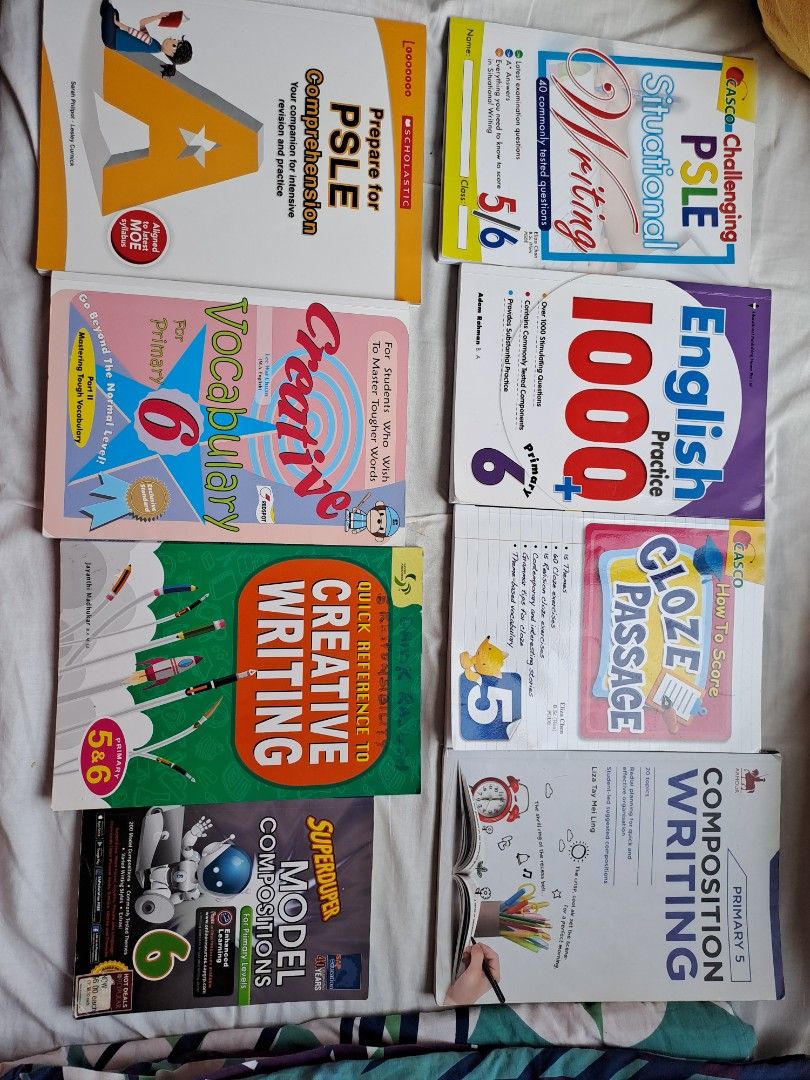 P6 psle English paper 1 and paper 2 all component's, Hobbies & Toys ...