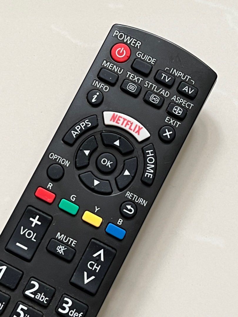 Panasonic TV remote N2QAYB001008, TV & Home Appliances, TV ...