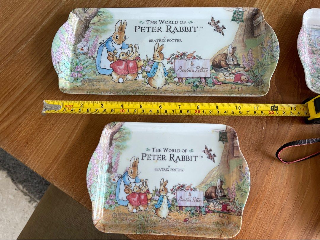 Peter rabbit trays, Furniture & Home Living, Kitchenware & Tableware ...