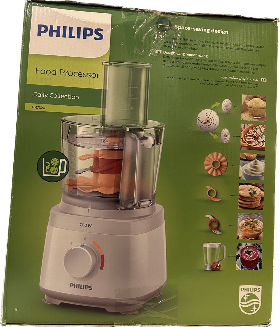 Philips Food Processor HR7320, TV & Home Appliances, Kitchen Appliances ...
