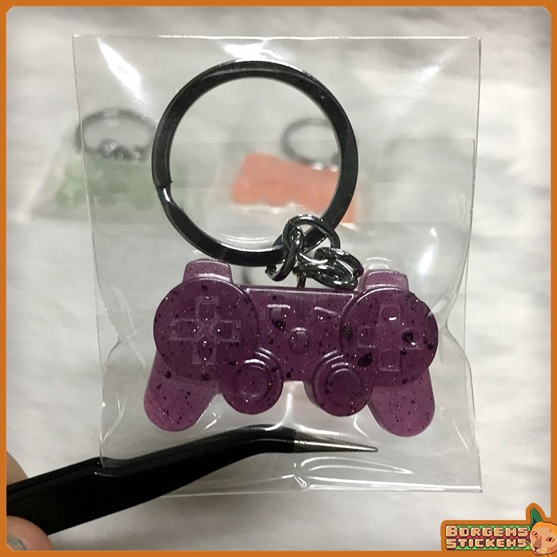 Playstation Controller - Resin - Hand Made - Mini Display / Keychain ...