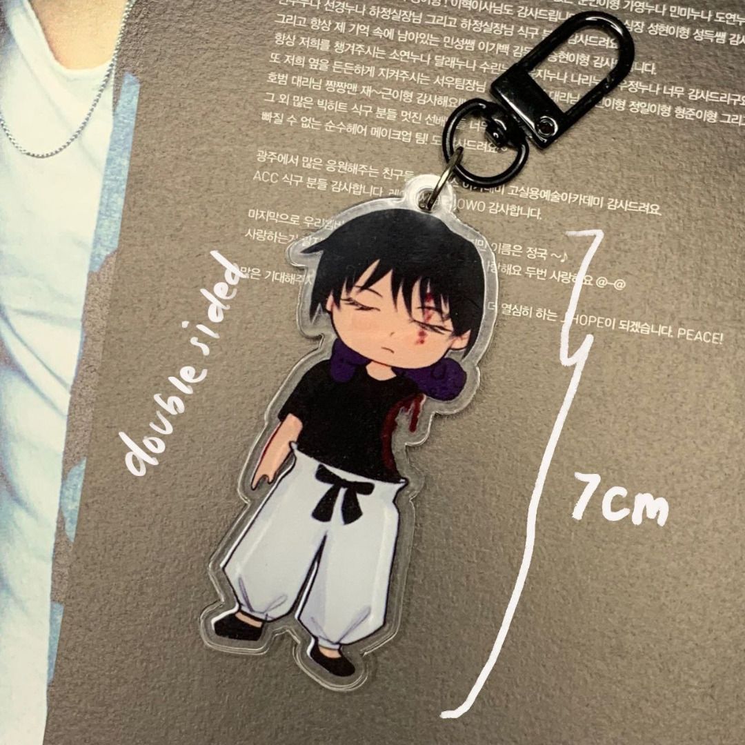 PO [close 10 Nov] - Jujutsu Kaisen/JJK keychain. Gojo/Nanami/Toji ...