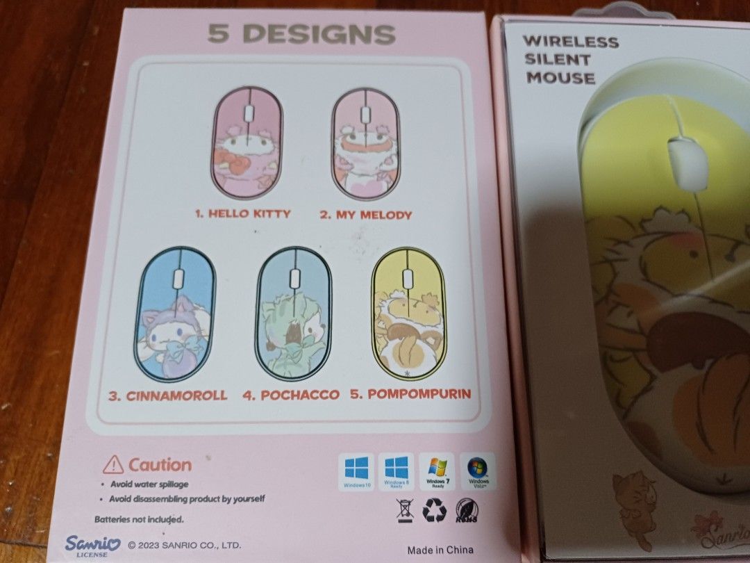 Pochacco & Pompompurin Wireless Mouse, Computers & Tech, Parts ...