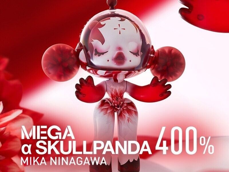 POP MART MEGA SKULLPANDA x MIKA NINAGAWA 400%, Hobbies & Toys, Toys ...
