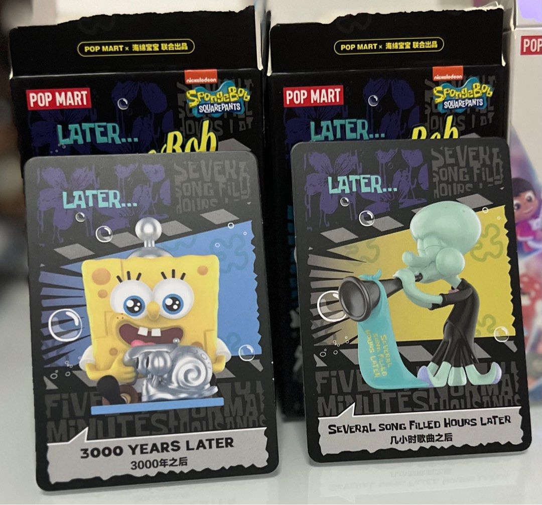 Popmart - SpongeBob Life transition (3000 years later/Several song ...