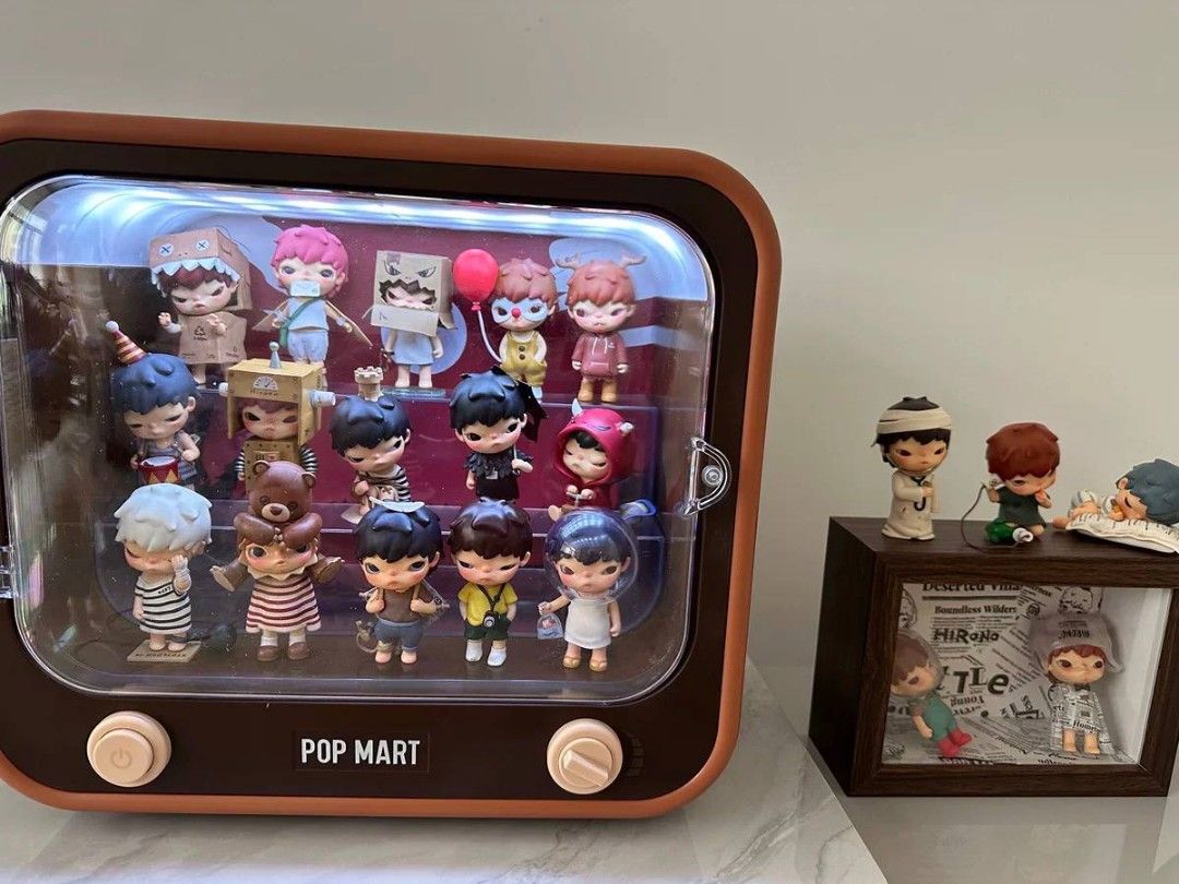Popmart Dimoo no one's gonna sleep tonight series LED TV display box ...