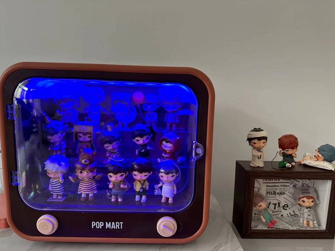 Popmart Dimoo no one's gonna sleep tonight series LED TV display box ...