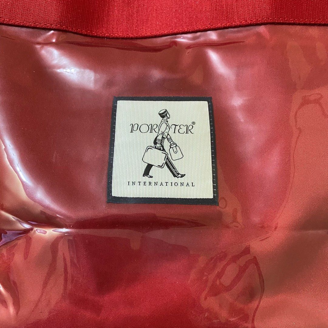 Porter International Red Tote Bag, Women's Fashion, Bags & Wallets ...