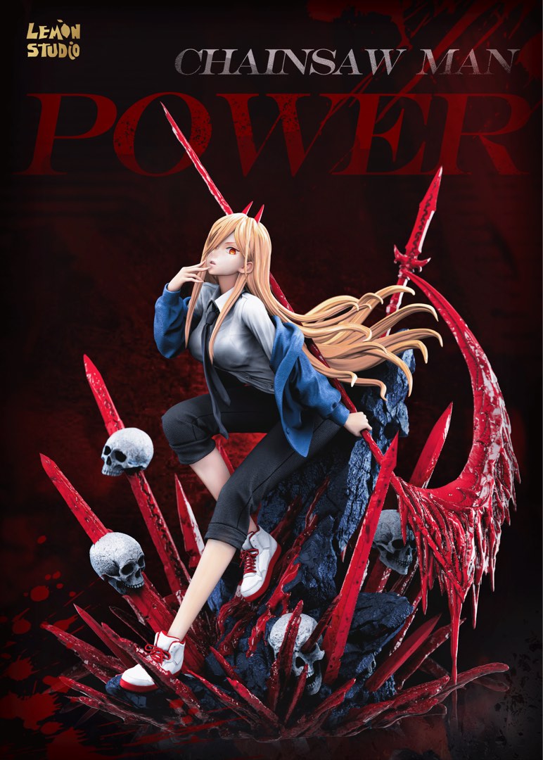 Power Blood Fiend GK Figure Lemon Studio Chainsaw Man, Hobbies & Toys ...
