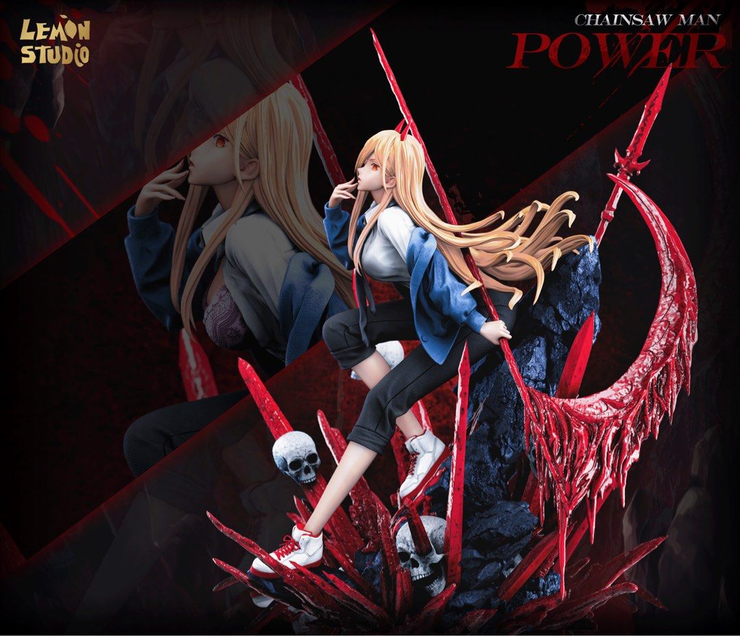 Power Blood Fiend GK Figure Lemon Studio Chainsaw Man, Hobbies & Toys ...