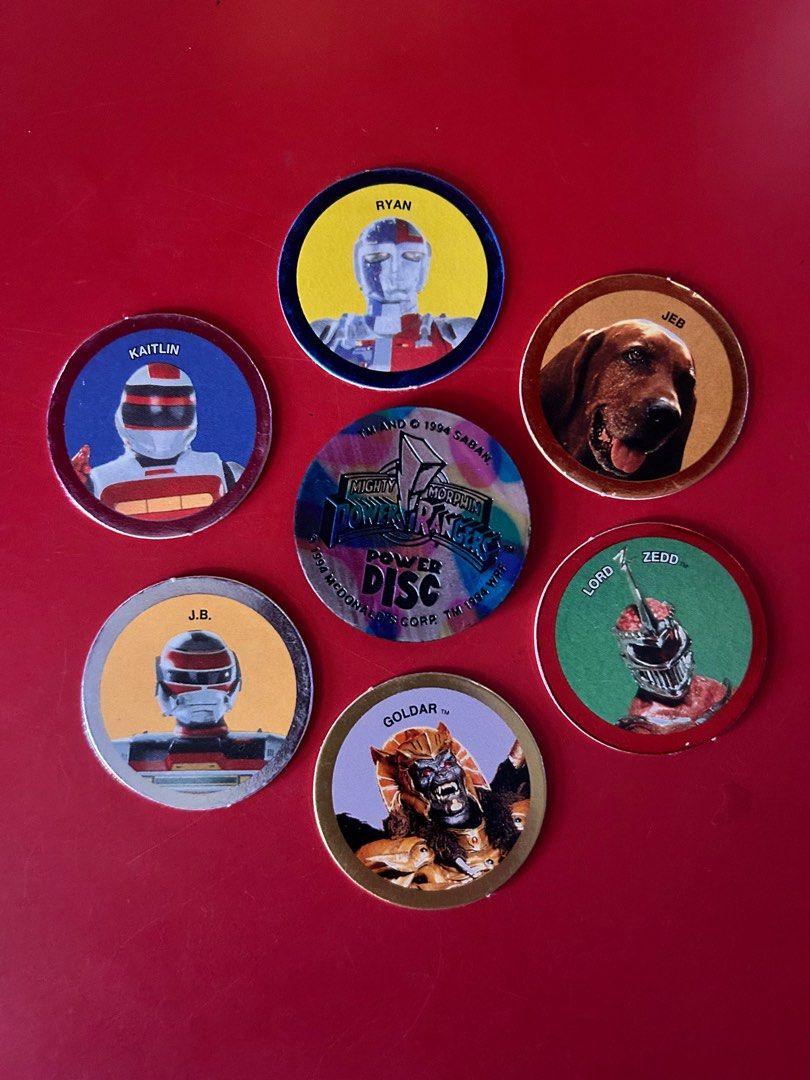 Power Ranger/VR Troopers Vintage Pogs, Hobbies & Toys, Memorabilia ...
