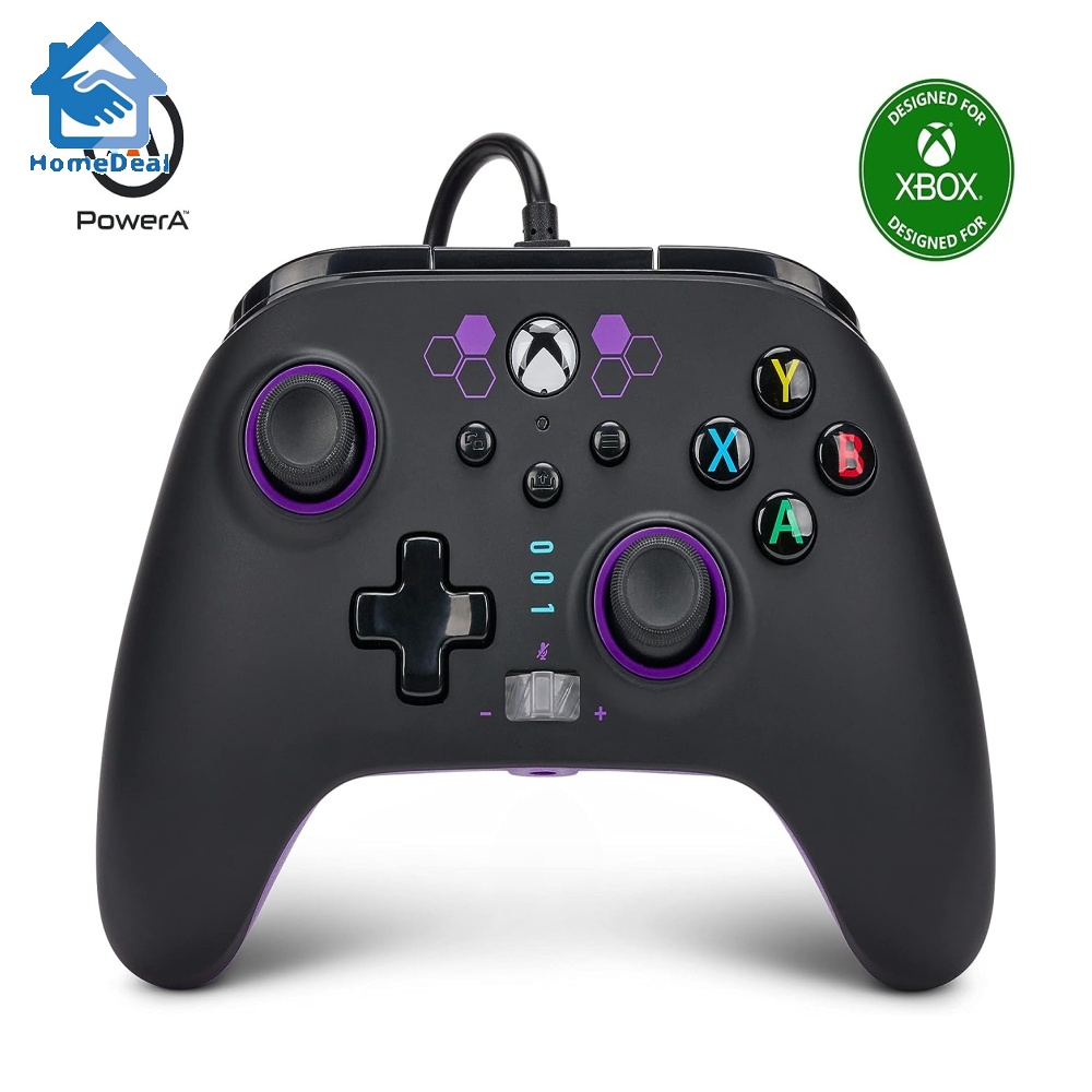 PowerA Enhanced Wired Controller for Xbox Series X|S - Purple Hex ...