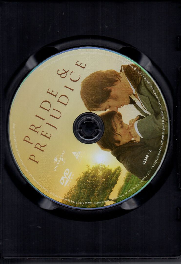 Pride & Prejudice ***original dvd***, Hobbies & Toys, Music & Media ...