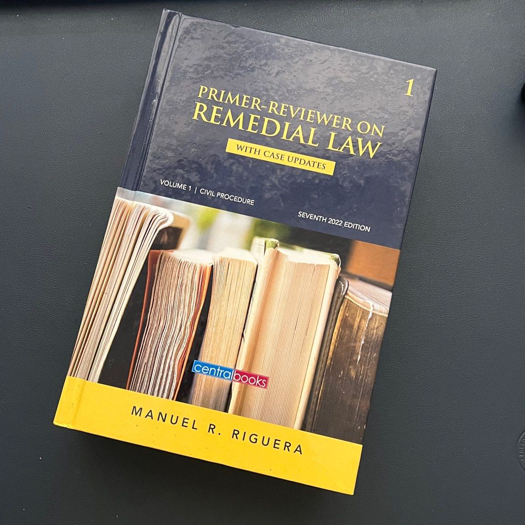 Primer-Reviewer on Remedial Law, vol. 1 (Riguerra, 2022), Hobbies ...