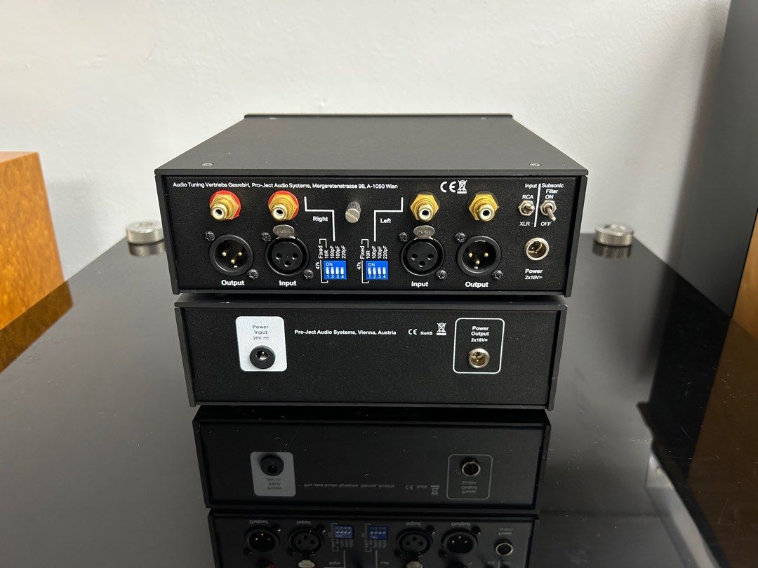 Pro-Ject Phono Box RS w/ Power Box " Battery Supply", Audio, Soundbars ...