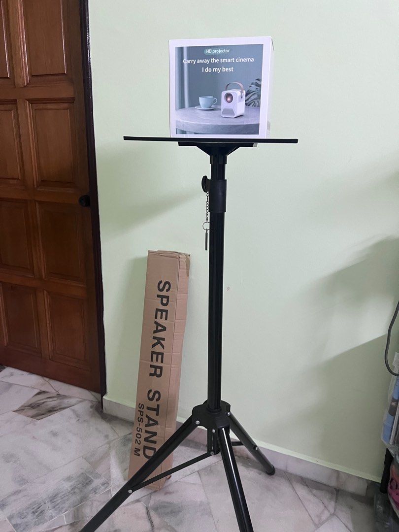 Projector laptop speaker tripod stand, Photography, Photography ...
