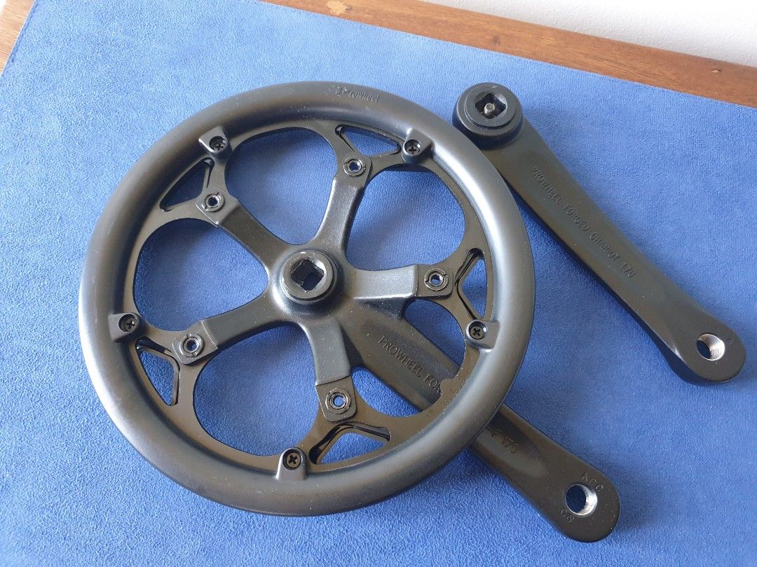 PROWHEEL Solid Crank set, Sports Equipment, Bicycles & Parts, Bicycles ...