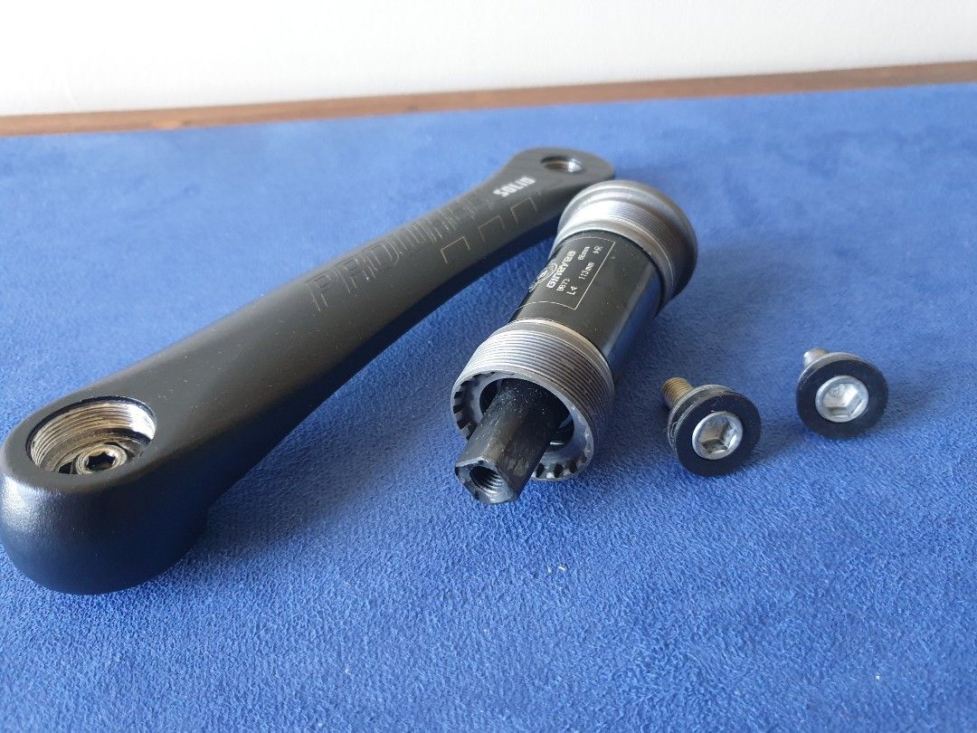 PROWHEEL Solid Crank set, Sports Equipment, Bicycles & Parts, Bicycles ...
