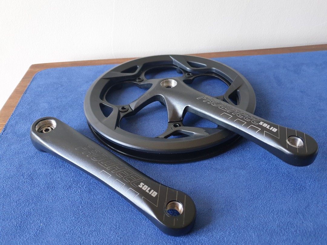PROWHEEL Solid Crank set, Sports Equipment, Bicycles & Parts, Bicycles ...