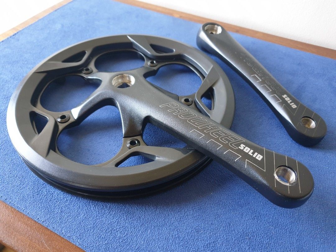 PROWHEEL Solid Crank set, Sports Equipment, Bicycles & Parts, Bicycles ...