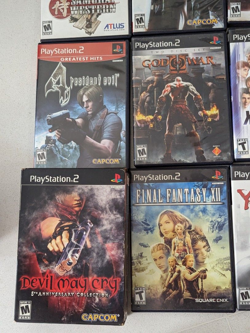 Ps2 playstation 2 games onimusha daw of dreams Yakuza 2 xenosaga 2 II ...