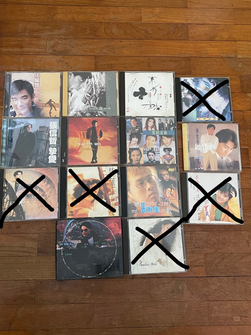 Rare out of print Taiwanese singers Cd music Andy Lau, pan Mei Chan ...