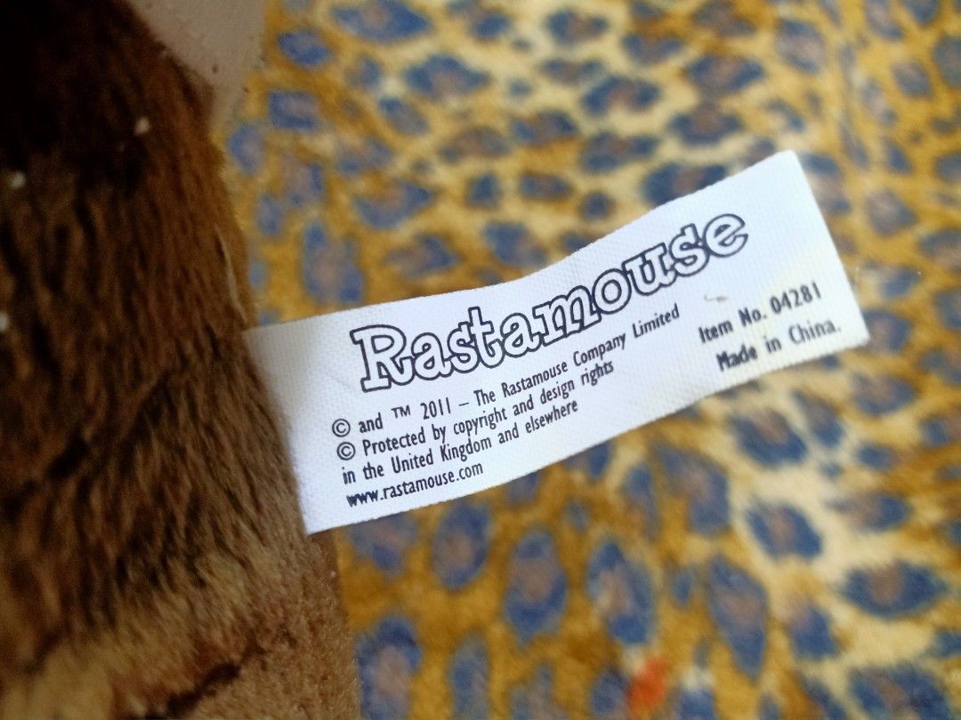 RASTAMOUSE PLUSH TOY, Hobbies & Toys, Toys & Games on Carousell