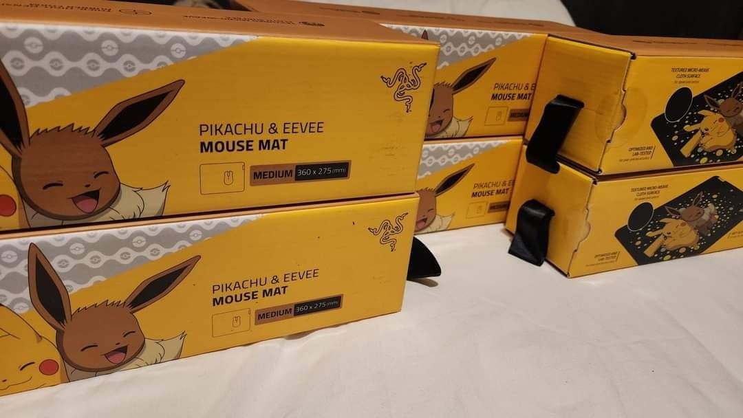Razer Pikachu & Eevee Mousepad, Computers & Tech, Parts & Accessories ...