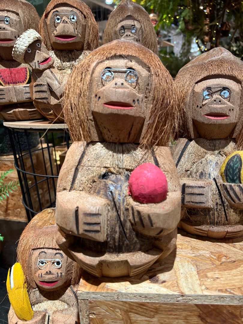 Real Coconut Husk Design Display, Furniture & Home Living, Home Decor ...