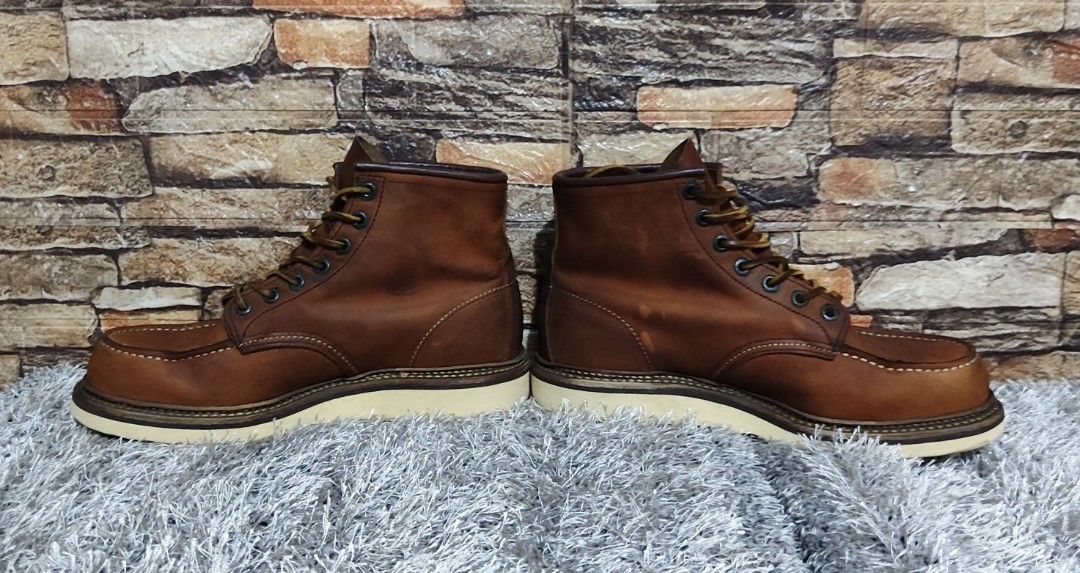 Red Wing Heritage Classic Moc 1907 Copper Rough and Tough Genuine ...