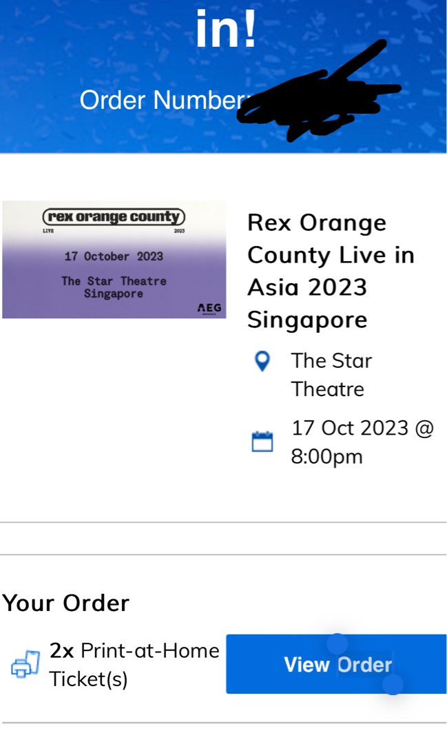rex orange county concert, Tickets & Vouchers, Event Tickets on Carousell