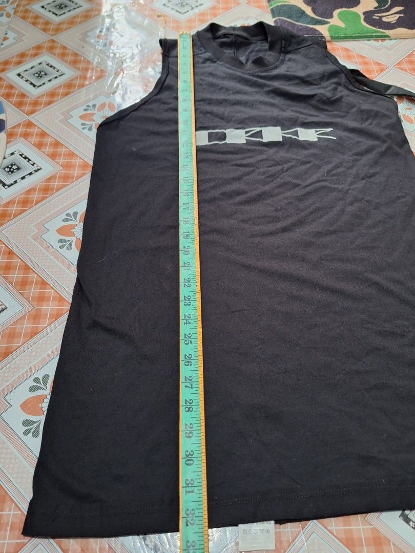 Rick Owens DRKSHDW DKRK Tank, Luxury, Apparel on Carousell