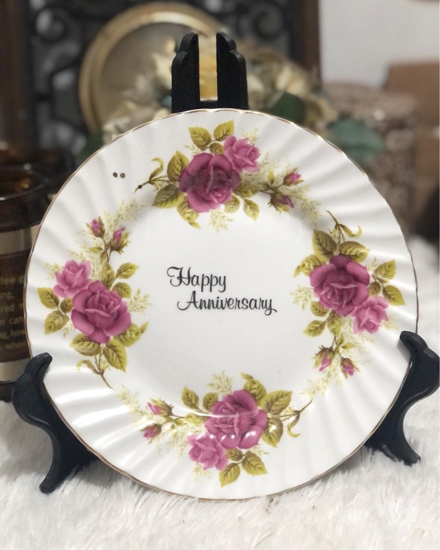 Royal Stuart deco plate 8”, Furniture & Home Living, Home Decor, Other ...