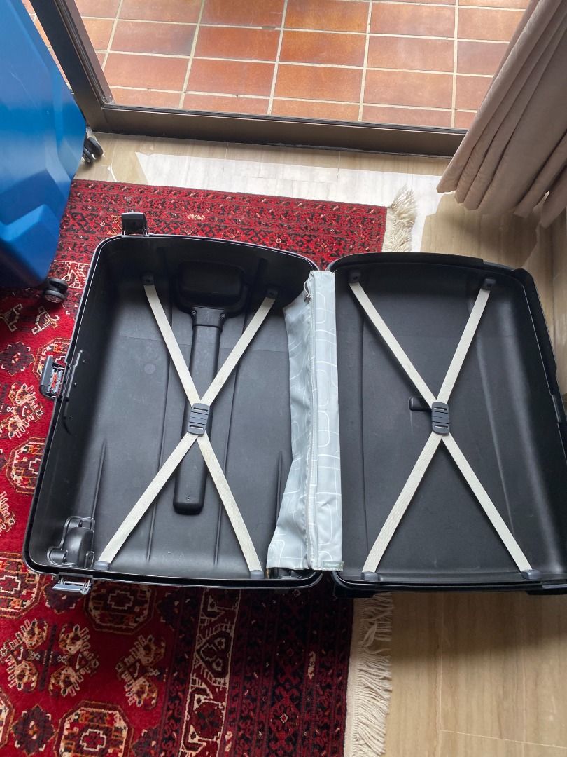 Samsonite Aeris Hardshell Case (2 wheel design) MEDIUM SIZE BLACK CASE ...