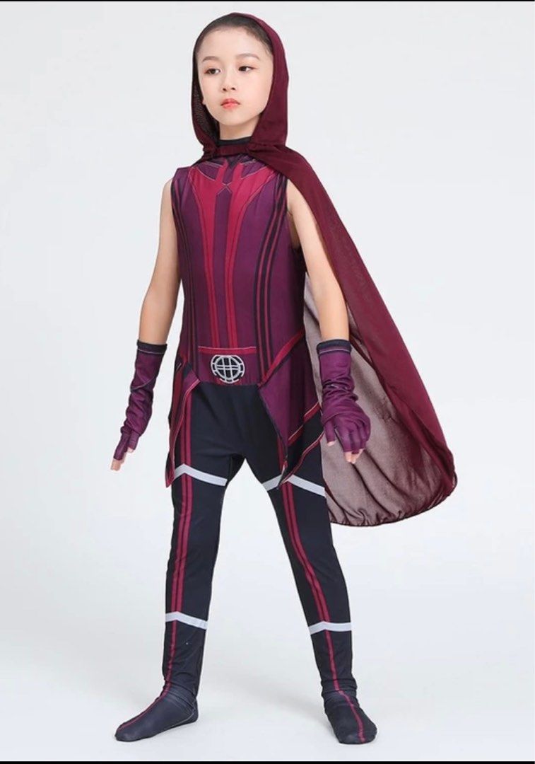 Scarlet Witch Costume, Babies & Kids, Babies & Kids Fashion on Carousell