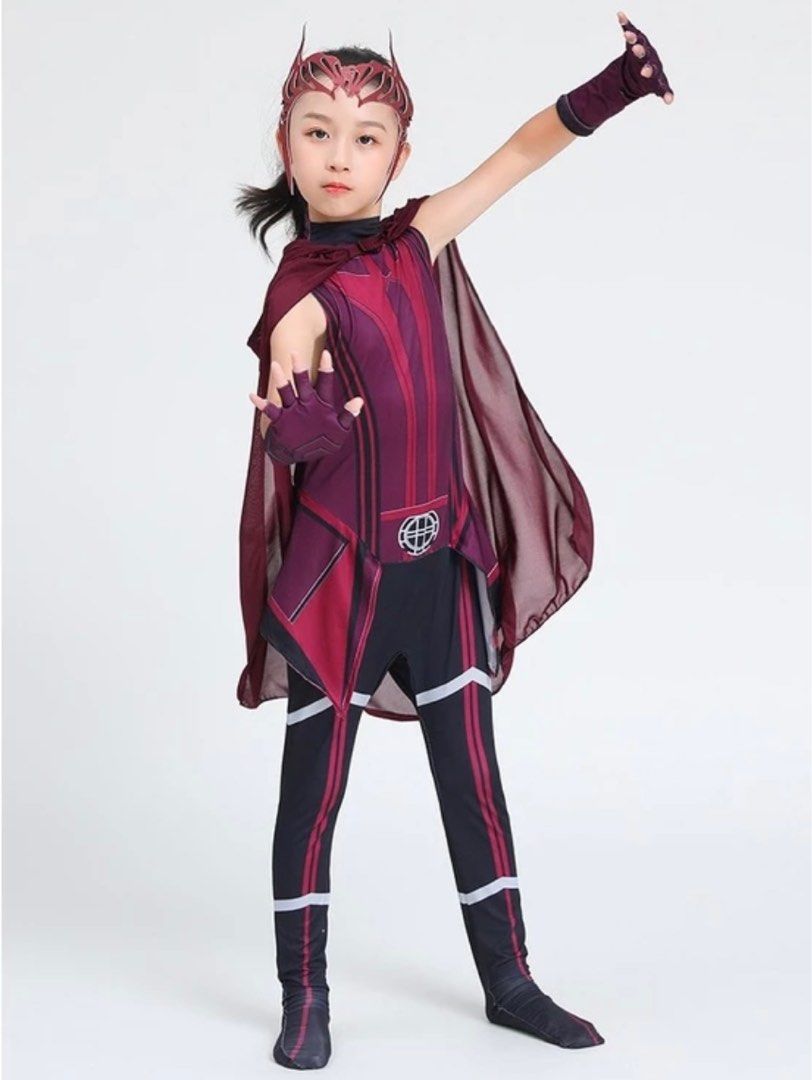 Scarlet Witch Costume, Babies & Kids, Babies & Kids Fashion on Carousell