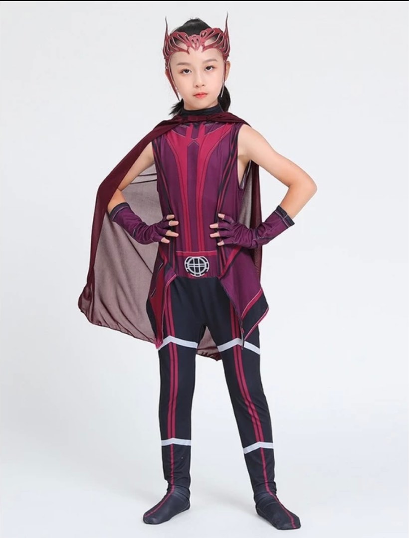 Scarlet Witch Costume, Babies & Kids, Babies & Kids Fashion on Carousell