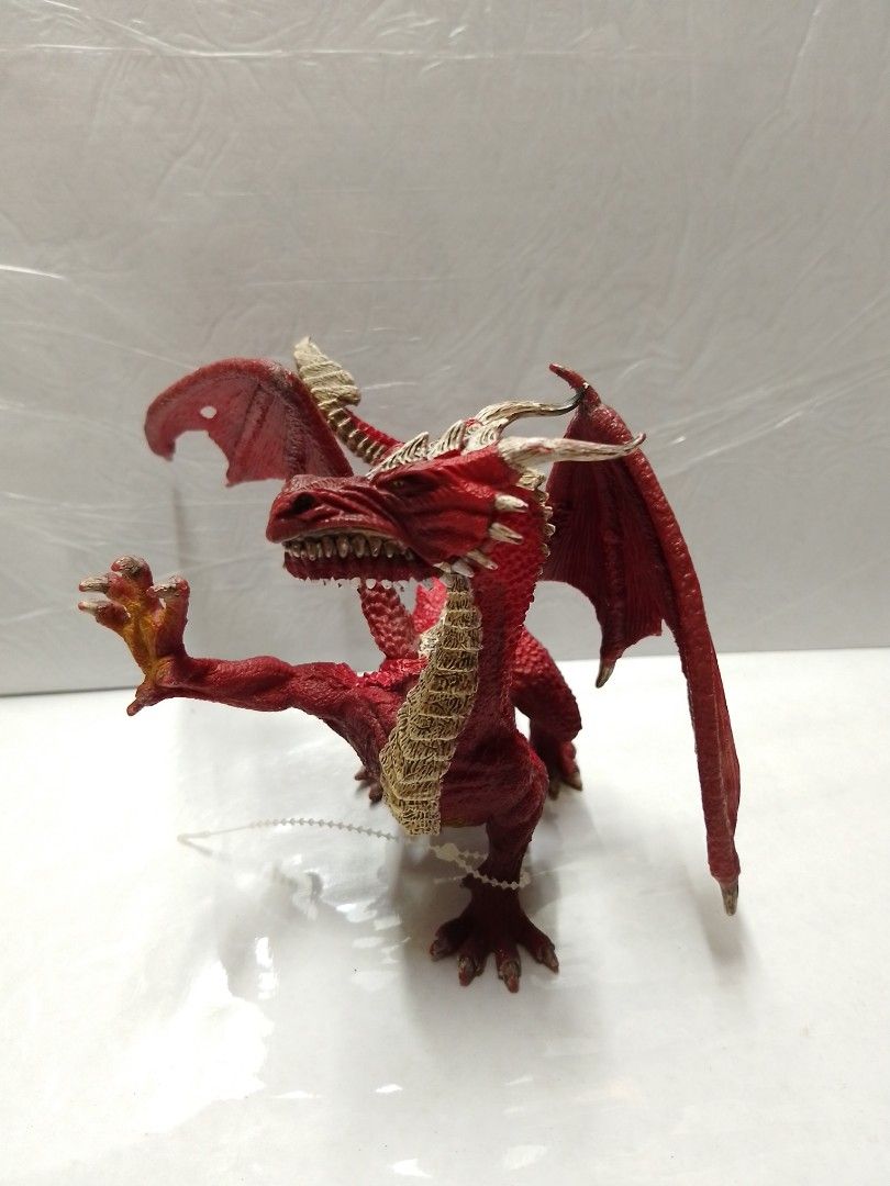 Schleich Eldrador Red Dragon Warrior Hunter 5-Inch Toy Figure Retired D ...
