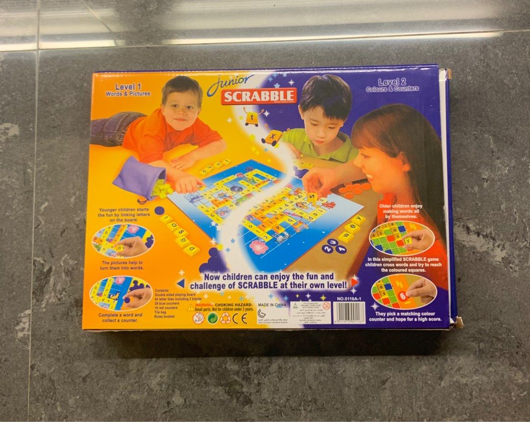 Scrabble Junior board game, Hobbies & Toys, Toys & Games on Carousell