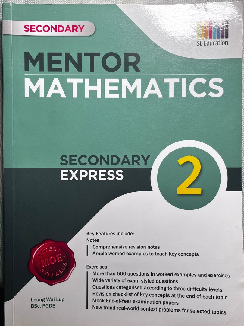 Sec2 Math Exercise book( from top student), Hobbies & Toys, Books ...