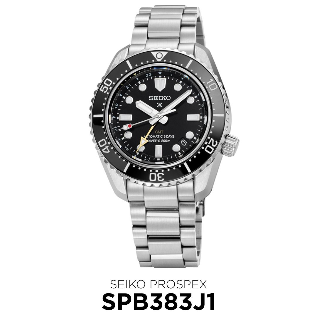 Seiko Prospex GMT Automatic Watch SPB383 SPB383J1, Luxury, Watches on ...